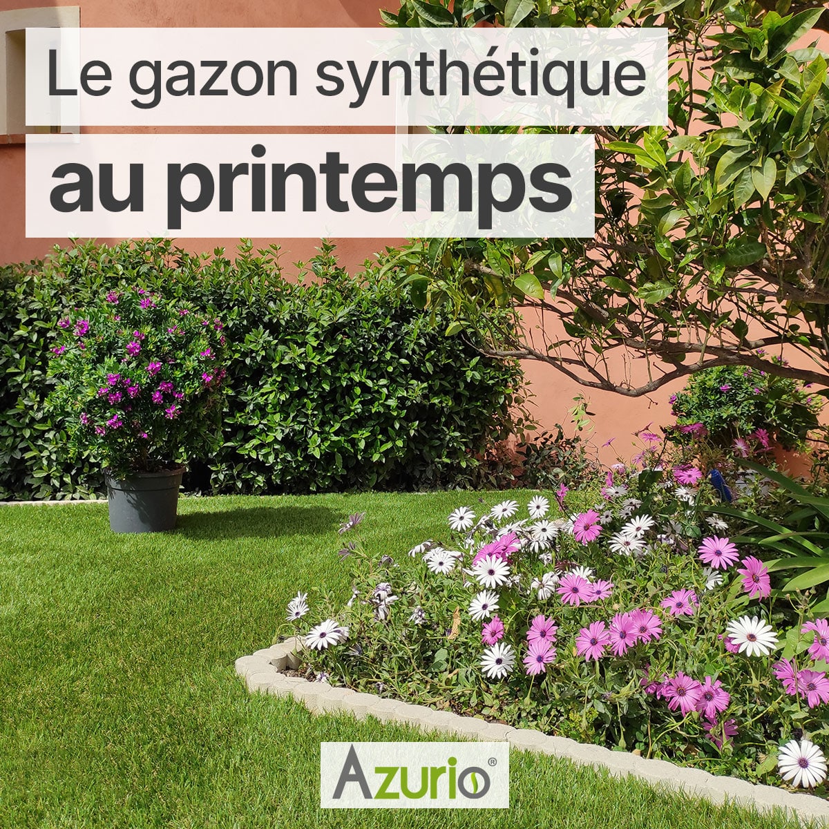 Installer du gazon synthétique au printemps : Le bon moment
